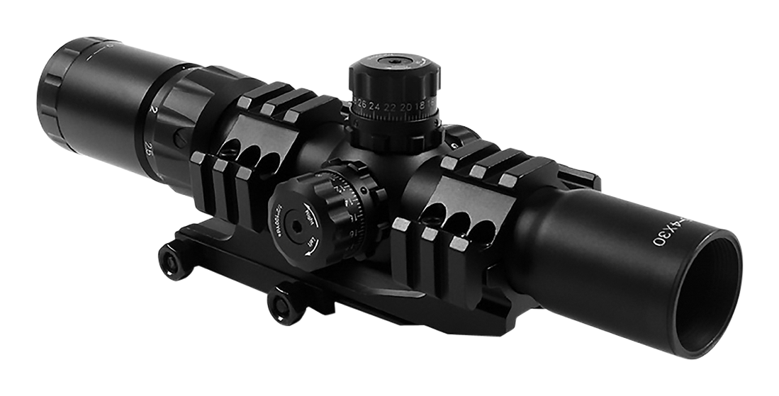 AIM Sports Recon Series Rifle Scope with 3/4 Circle Reticle ...